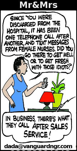 After sales service.... - Vanguard News