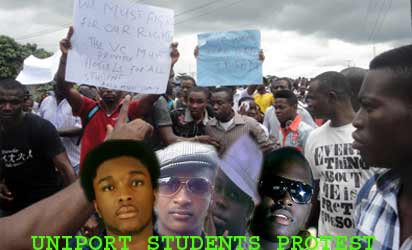 Murder: Uniport students on rampage, set Omuokiri-Aluu ablaze ...