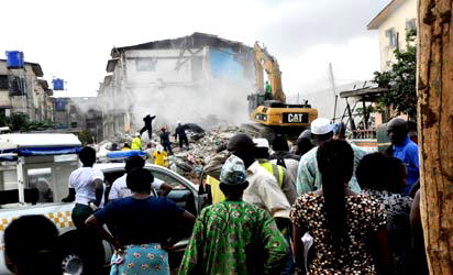 3 killed, 15 rescued as 5-storey building collapses in Lagos - Vanguard ...