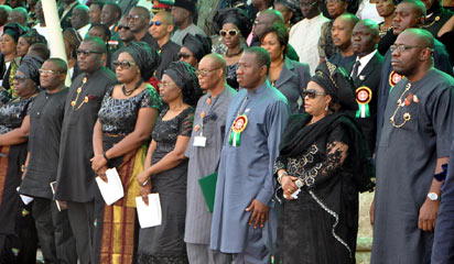 Tears flow as Azazi goes home - Vanguard News