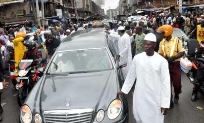 Lagos stands still as Tinubu’s mother, Abibatu Mogaji is buried ...