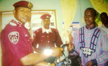 Garland of honour for FRSC official - Vanguard News