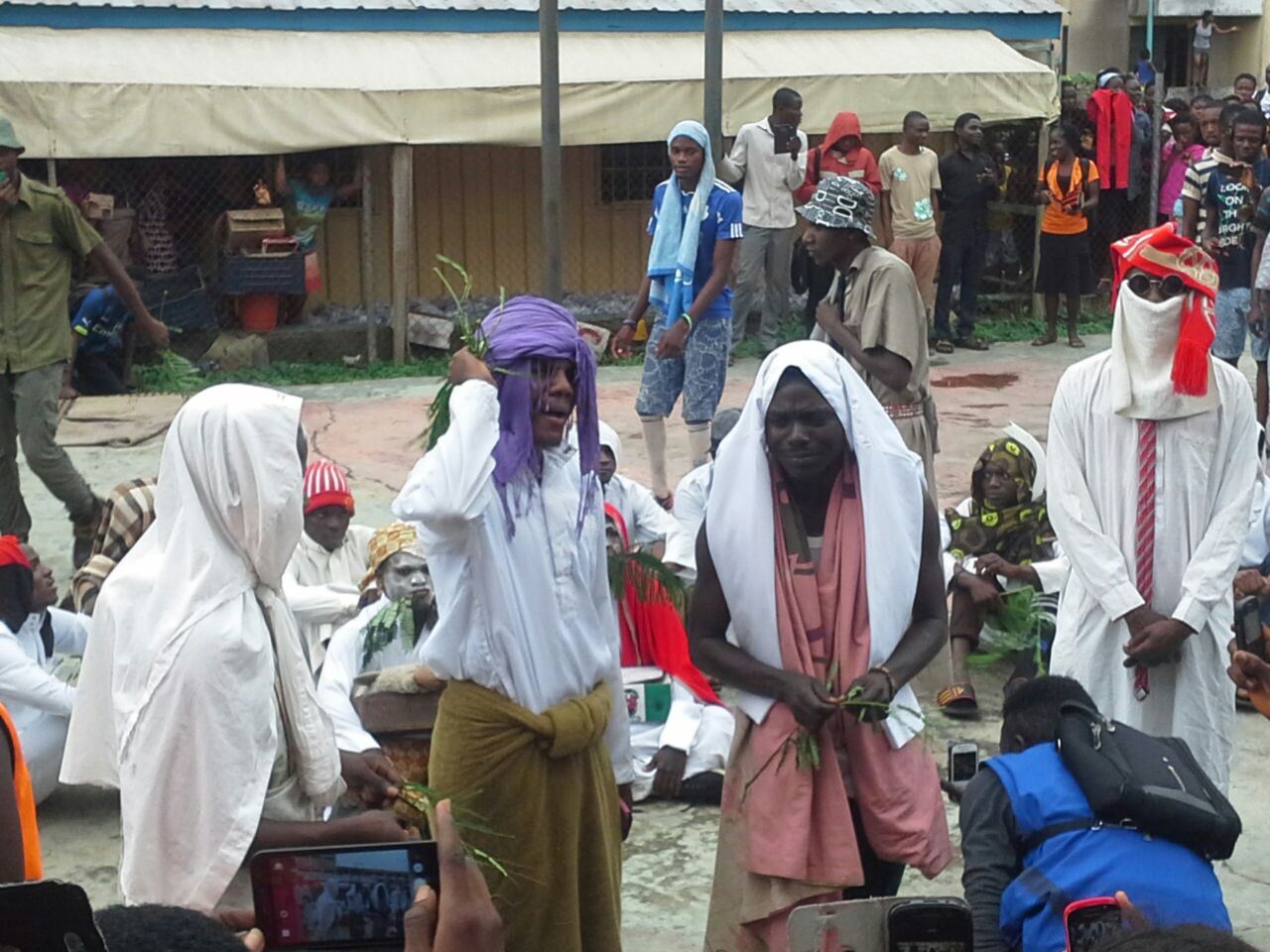 Drama, excitement as OAU students perform 'Oro rituals' - Vanguard News