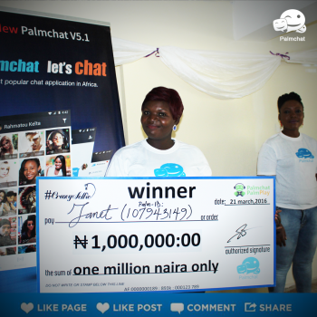 Palmchat announces N1m #CrazySelfie winner - Vanguard News