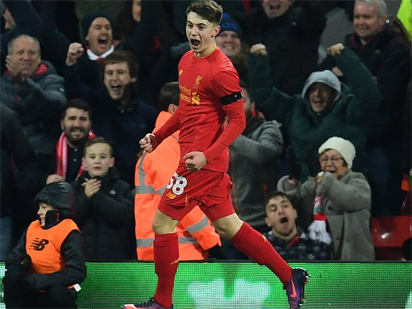 New Michael Owen? Woodburn makes history as Liverpool move into League ...