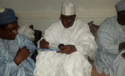 Jonathan visits Sambo Dasuki's family - Vanguard News