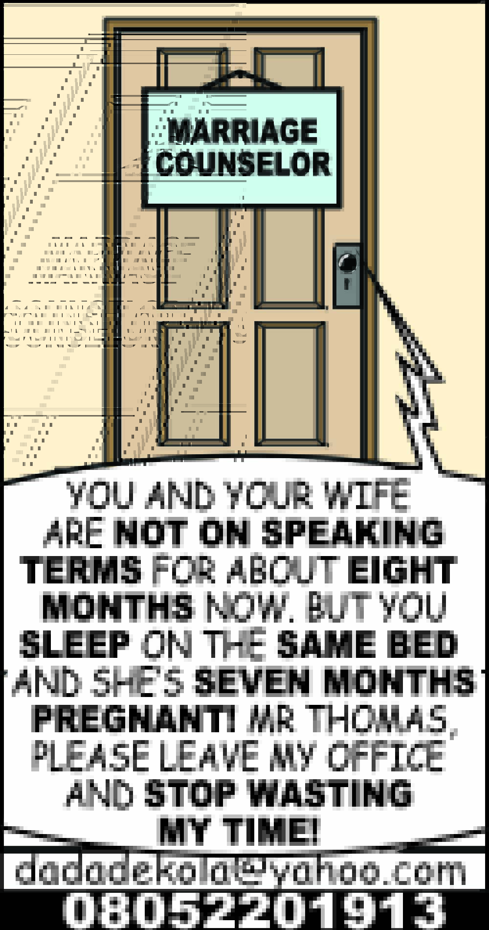 Cartoon: Mr & Mrs - Vanguard News