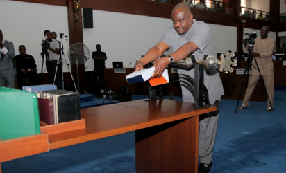 Gov Wike presents 2017 N470bn Golden Jubilee budget - Vanguard News