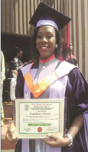 UNIBEN's best graduating student gives tips for academic success ...