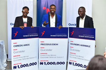 Millionaires emerge as Quickteller rewards advocates - Vanguard News