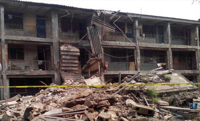 3-storey building collapses in Imo - Vanguard News