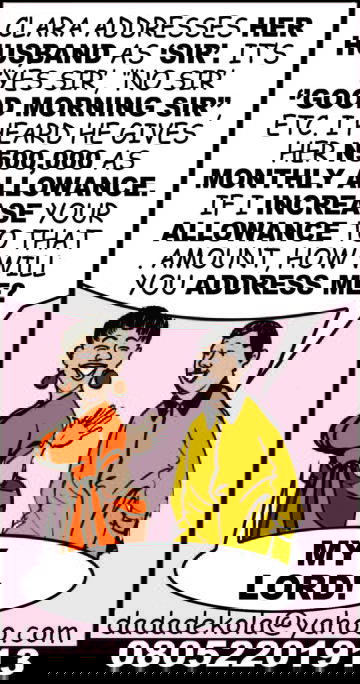 Cartoon: Mr & Mrs - Vanguard News