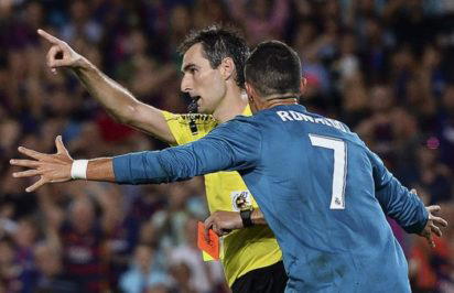 Breaking: Ronaldo handed five-match ban for ref push - Vanguard News