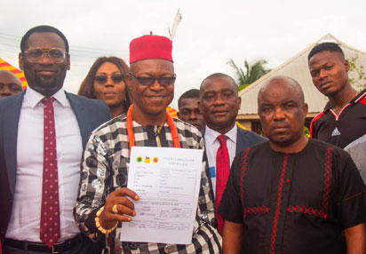 Agip inaugurates road project in Rivers community Continue here