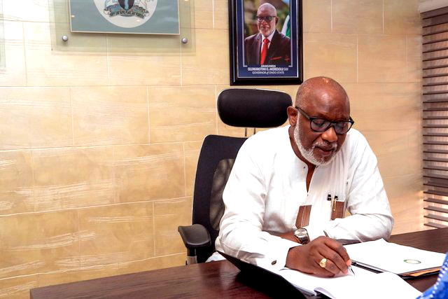 Akeredolu lauded over Bitumen Exploration, Seaport Construction in Ondo ...