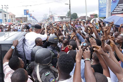 Breaking: Ikot-Ekpene stands still for Akpabio - Vanguard News