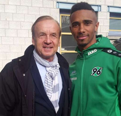 Rohr watches Nigeria forward Bazee against Wolfsburg - Vanguard News