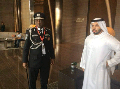 Breaking: IGP, other Police officers storm Dubai - Vanguard News