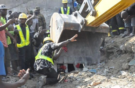 More photos of Lagos building collapse - Vanguard News