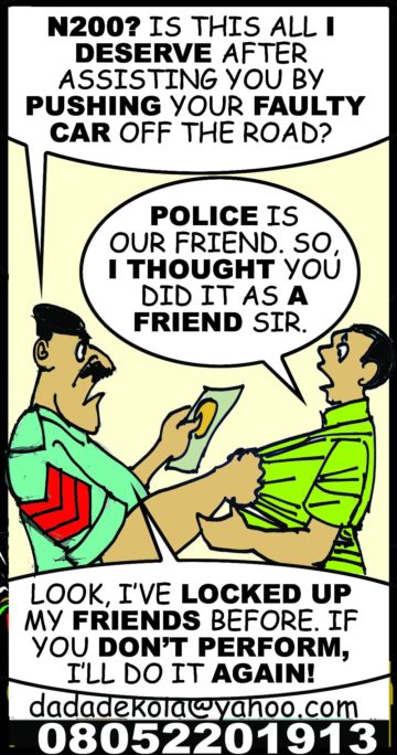 Cartoon: Police Is Your Friend - Vanguard News
