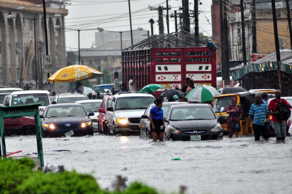 Photos: Flooded Lagos after Monday's downpour - Vanguard News