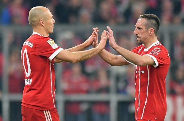 Bundesliga: Robben, Ribery hope to return for nervy title run-in