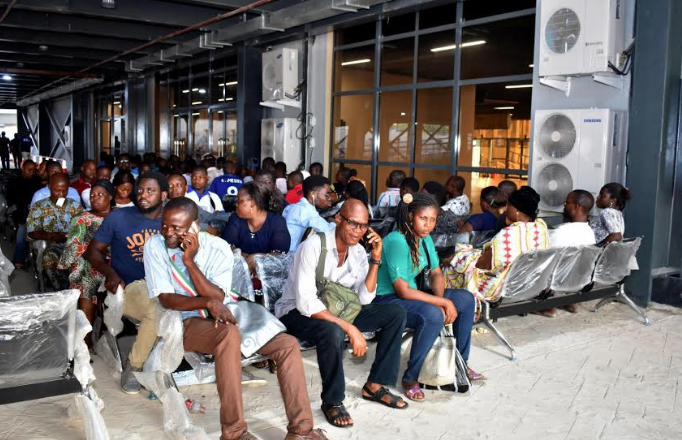 Photos: Passengers at the newly built Oshodi Transport Interchange ...