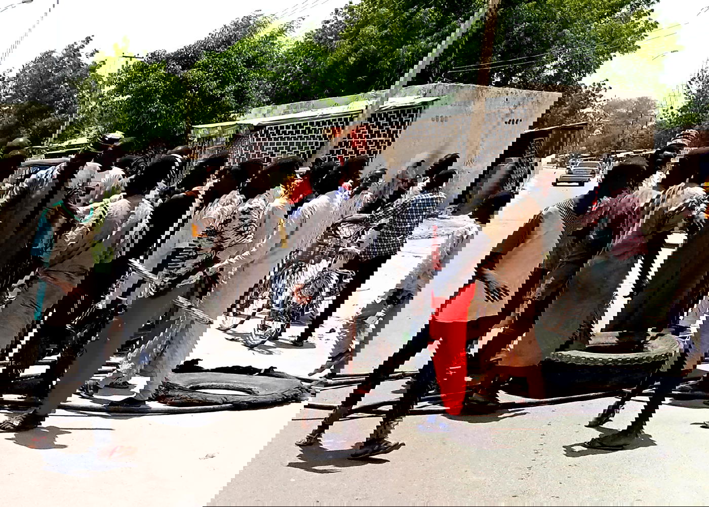 Photos: 2,000 protest in Maiduguri over CJTF - Vanguard News