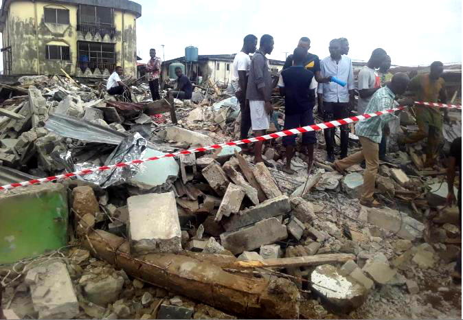 Two-storey building collapses in Jos - Vanguard News