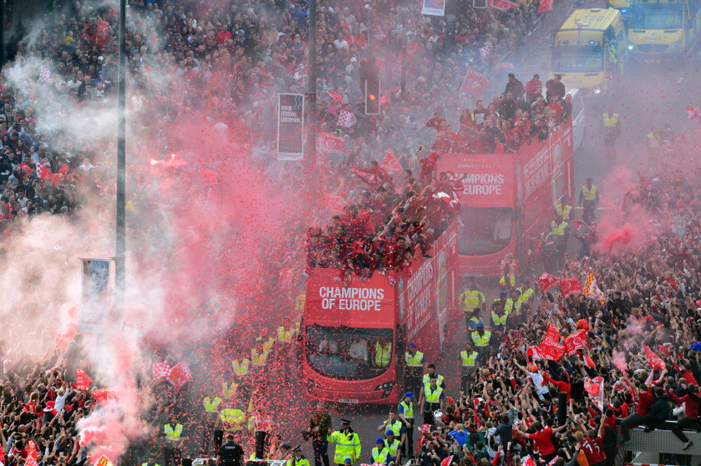 Photos: Liverpool's Champions League homecoming party - Vanguard News