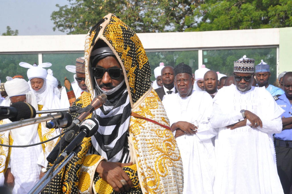 Eid-el-Fitr: Emir Sanusi II, Ganduje meet in Kano - Vanguard News