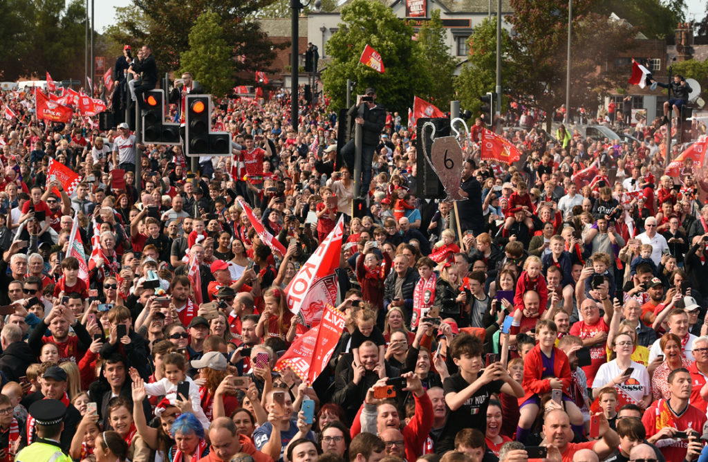 Photos: Liverpool's Champions League homecoming party - Vanguard News