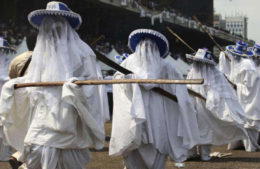 Cultural significance of the five deities leading Eyo masquerade ...