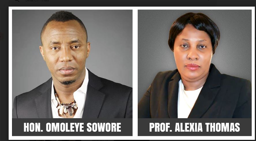 OMOLEYE SOWORE REVOLUTION IS NOT TREASONABLE - Prof. Alexia Thomas ...