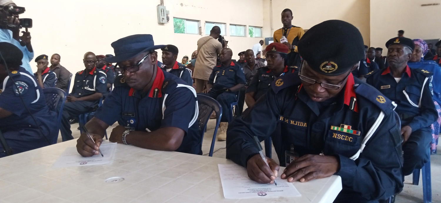 NSCDC puts 940 personnel through psychological ass... - Vanguard News