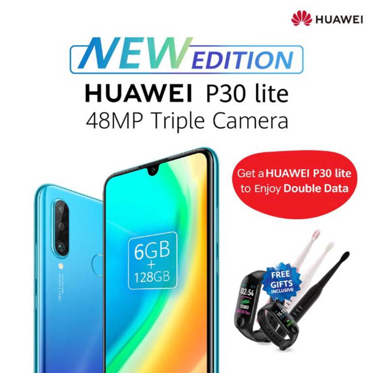 HUAWEI P30 lite, Triple-Camera Smartphone with a 48MP Main Camera ...