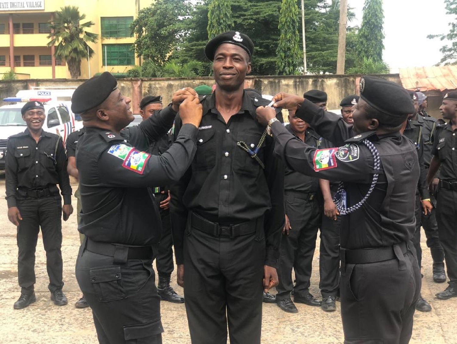 DCP Tunji Disu decorates 128 promoted RRS officers (Photos, video) DCP Tunji Disu decorates 128 promoted RRS officers (Photos, video)