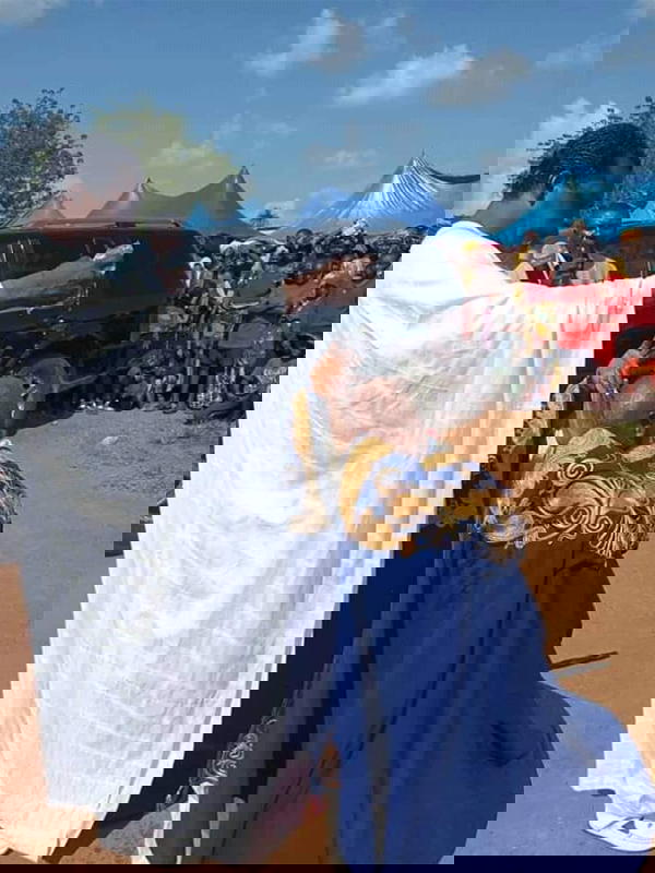 Bishop Sam Zuga gifts King of Ejule brand new Lincoln navigator SUV