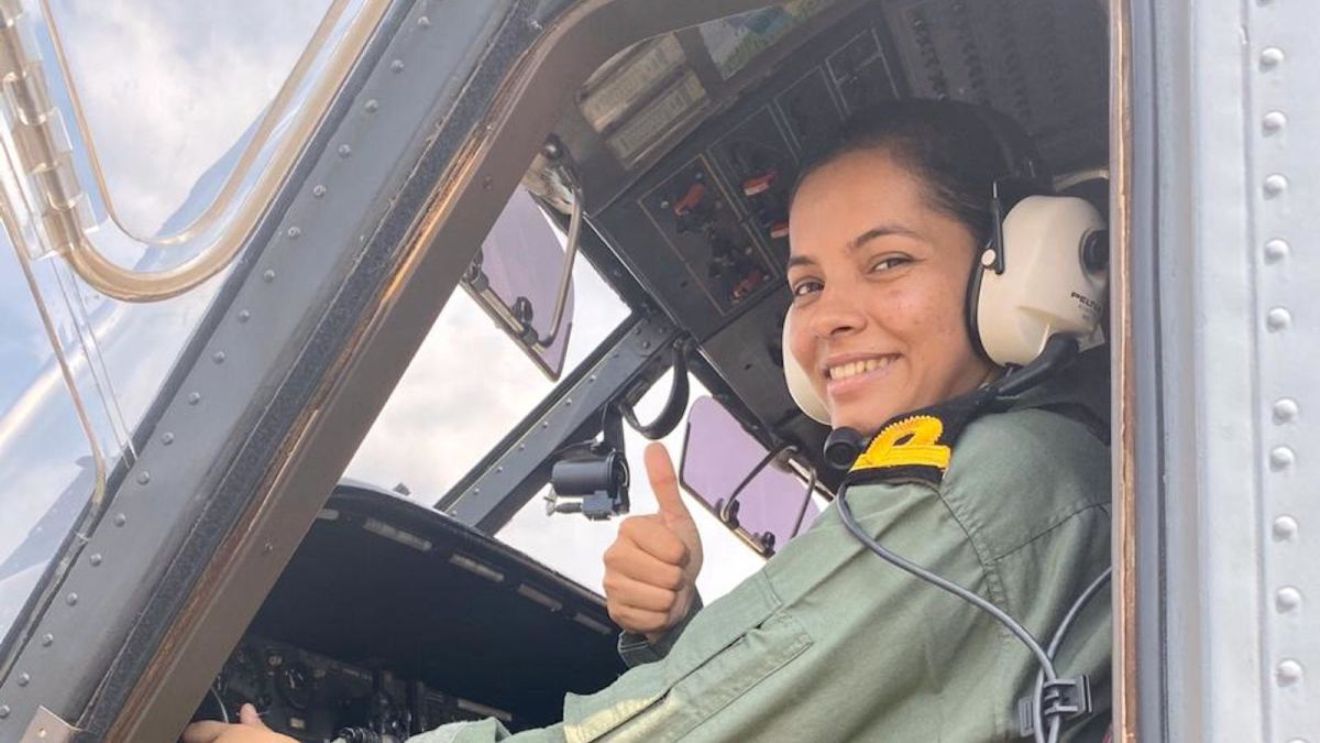 India's Navy announces first female pilot in armed forces history