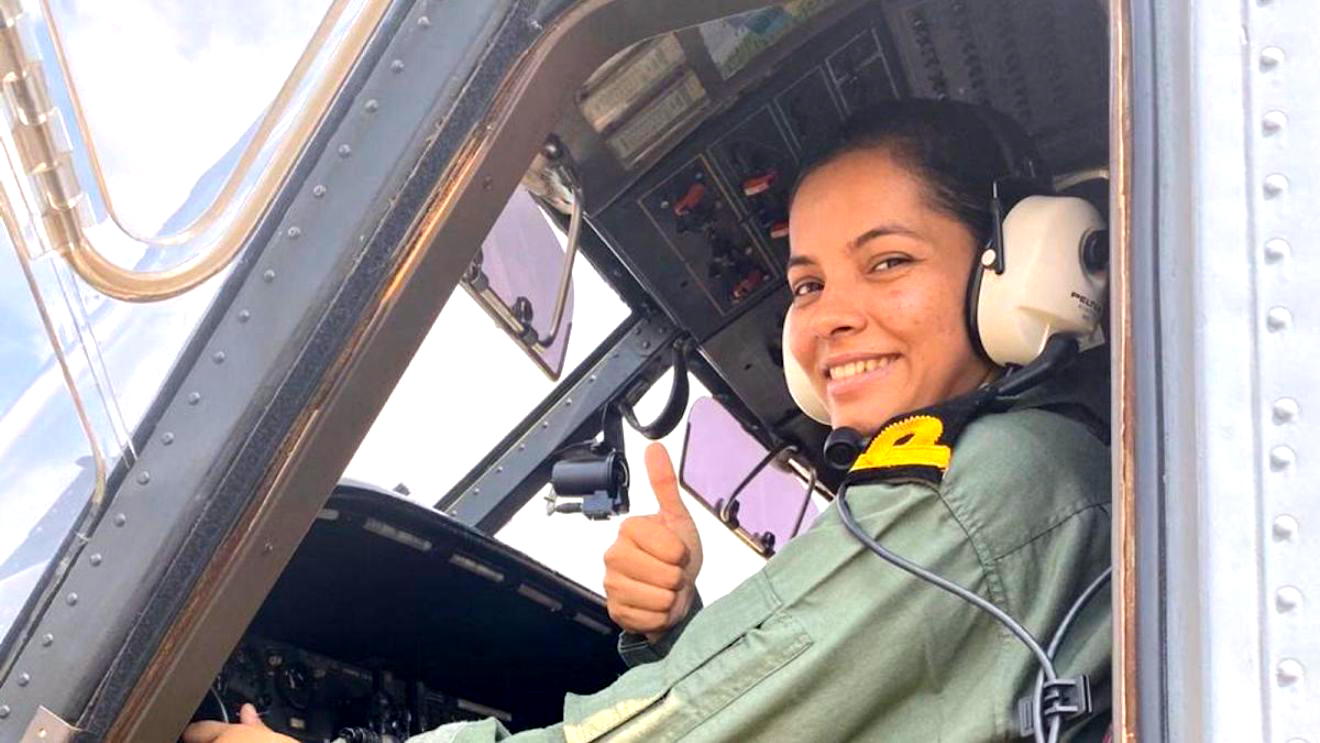 India's Navy announces first female pilot in armed forces history