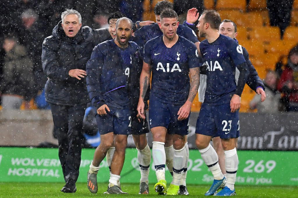 Tottenham up to fifth after late win at Wolves - Vanguard News
