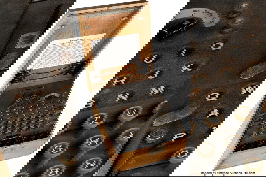 Nazi Enigma encryption machine sells for $106,250 at auction