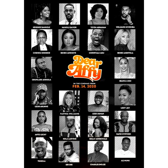 Nollywood’s sexiest romantic comedy movie, Dear Affy, presents male cast