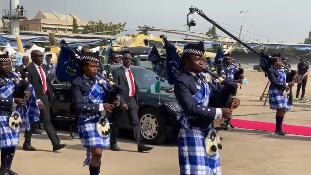 Buhari attends induction of Nigerian Air Force new combat helicopters