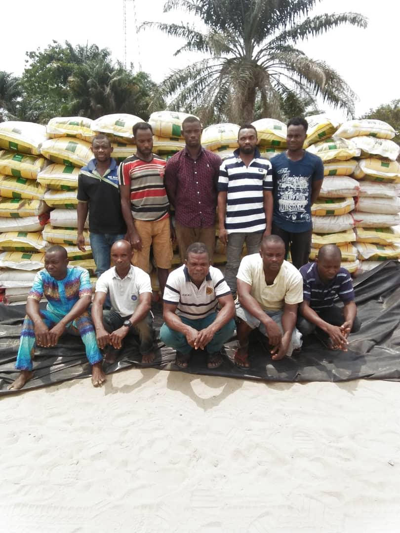 Navy intercepts 956 bags of smuggled rice in A-Ibom - Vanguard News