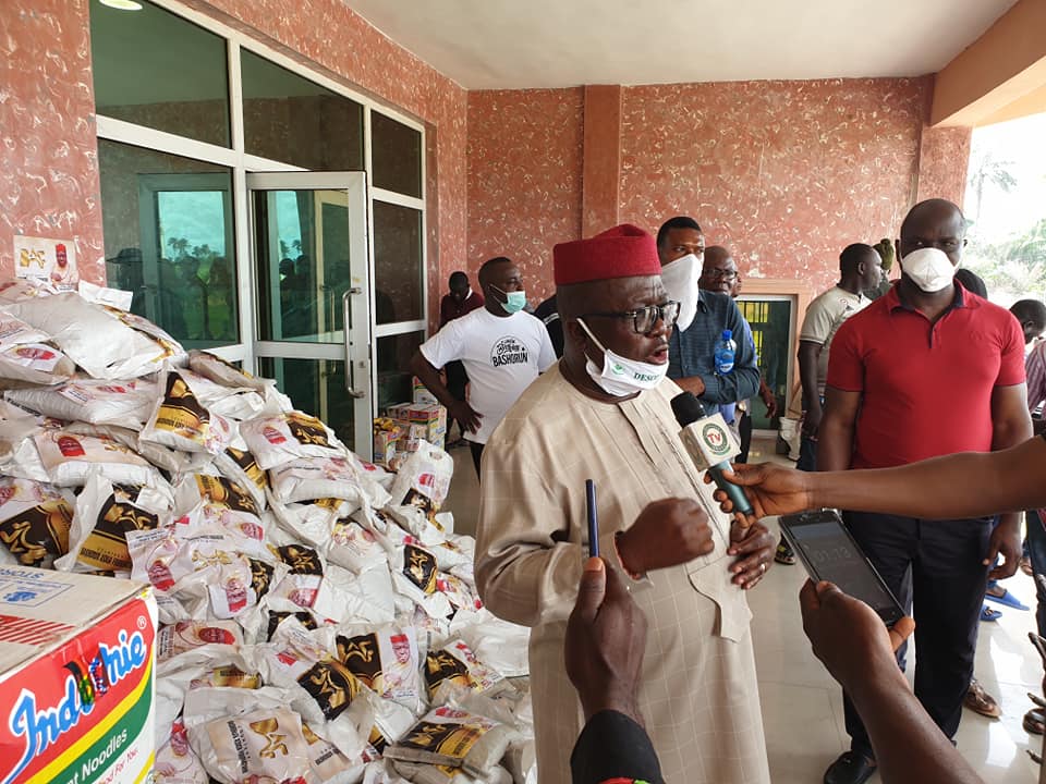 BAF presents food items to Keke and Okada riders in Isoko nation