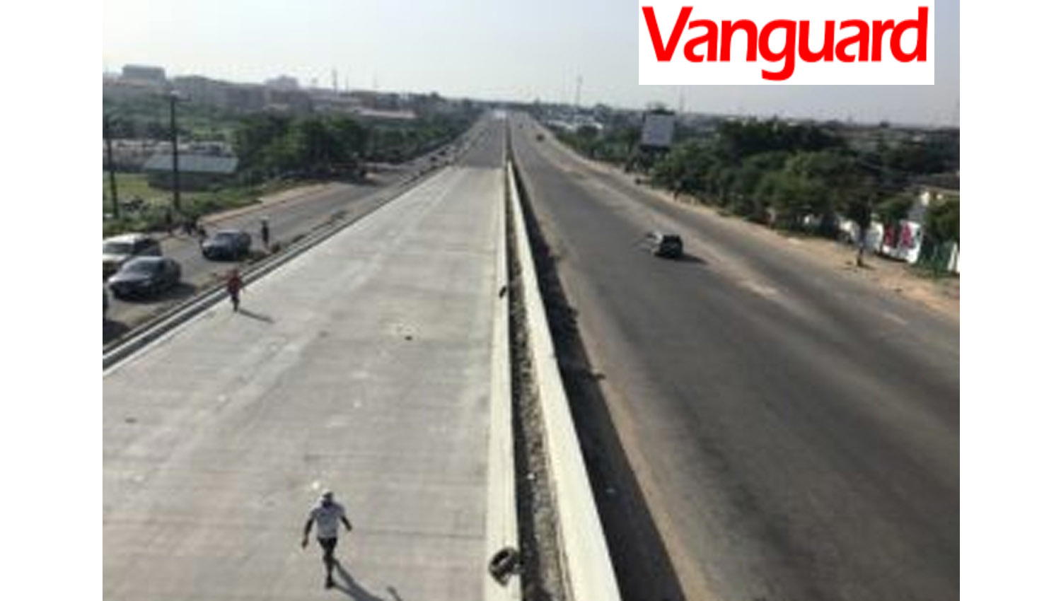[Photos] Lockdown: Compliance on Gbagada expressway