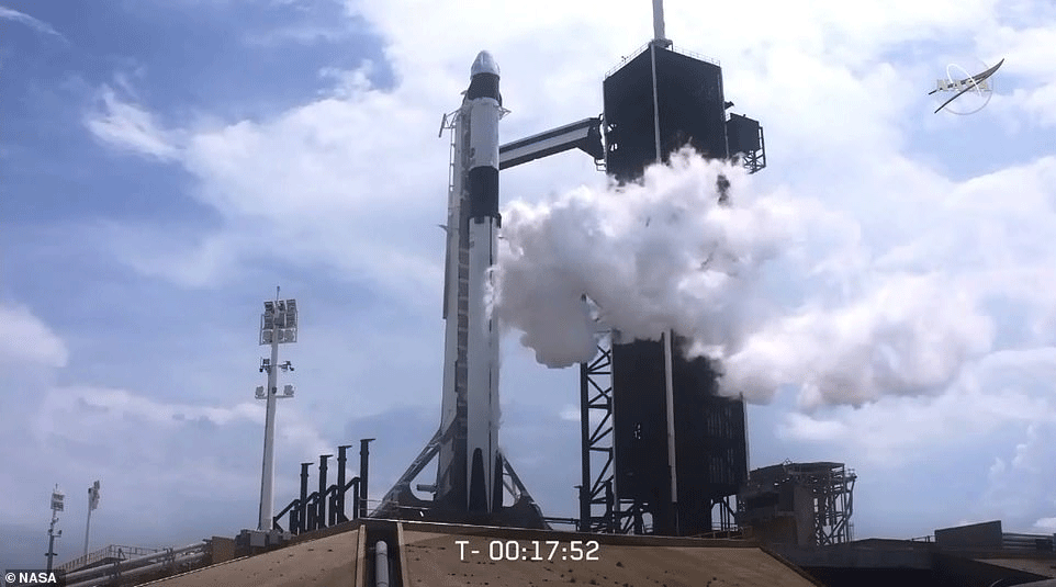 Elon Musk's SpaceX sends 2 astronauts into space