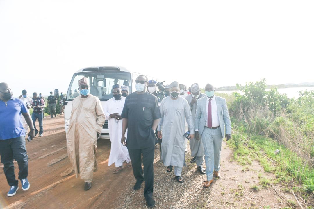 Photos: Gov Sani Bello inspects Tagwai Dam road - Vanguard News