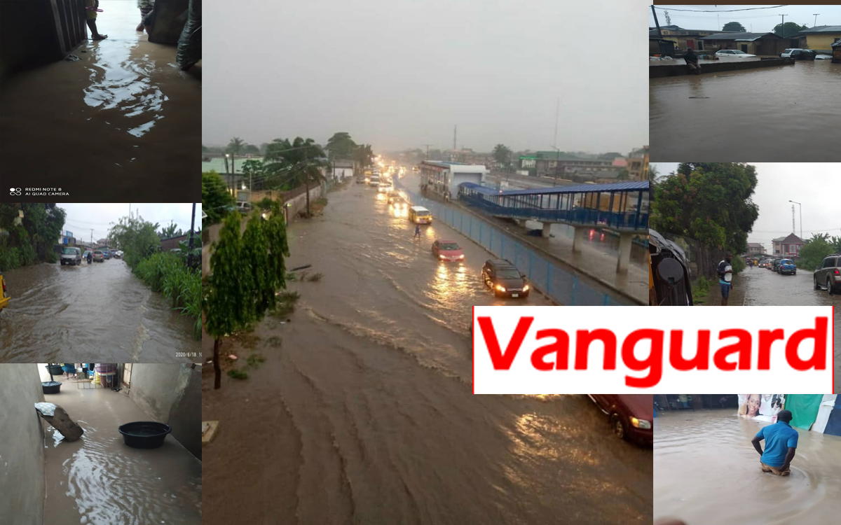Photo reports of Lagos areas flooded as Lagosians wake up to rain rhythm
